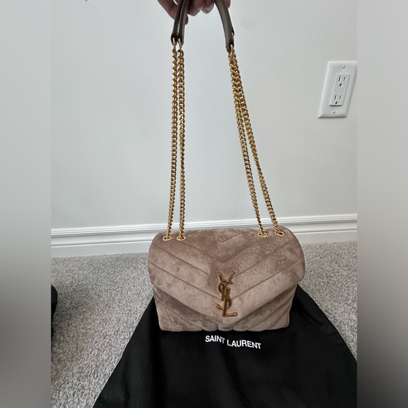 Yves Saint Laurent | Bags | Ysl Loulou Small In Quilted Suede | Poshmark